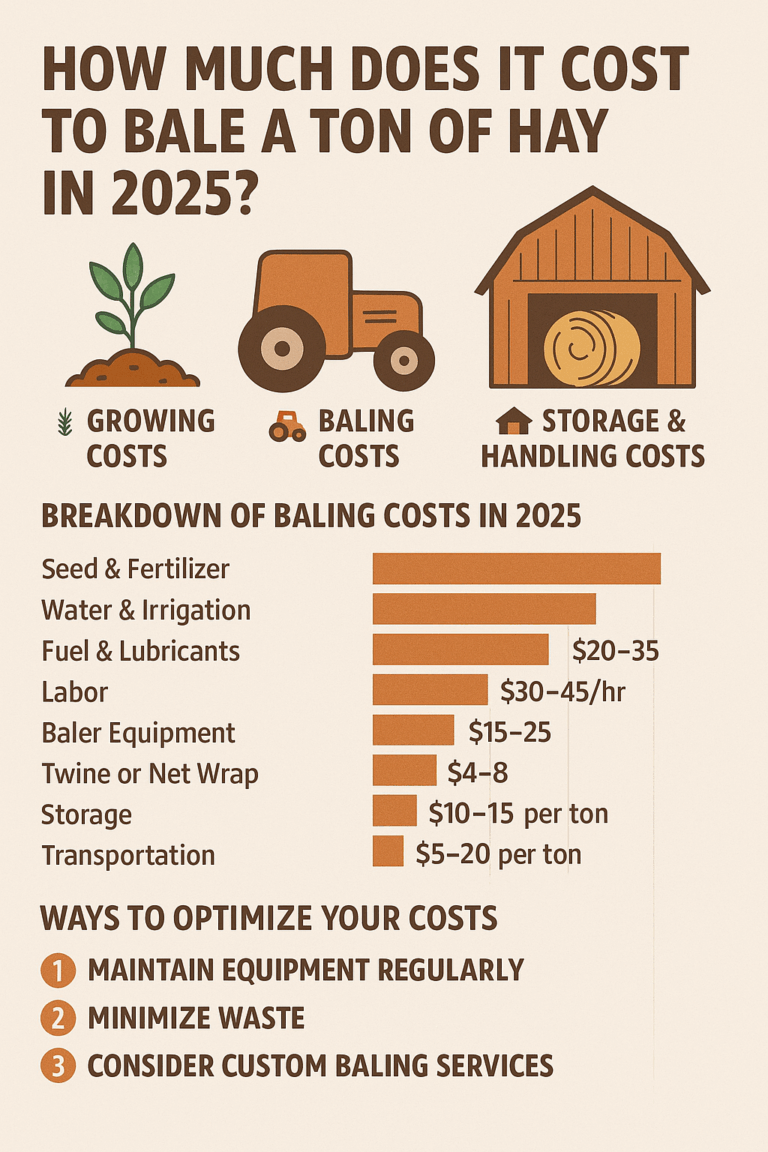 How Much Does It Cost to Bale a Ton of Hay in 2025? A Complete Cost ...