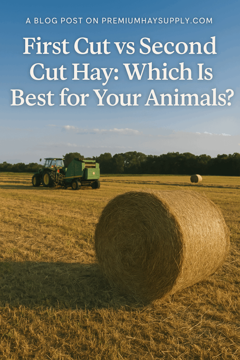 First Cut vs Second Cut Hay: Which Is Best for Your Animals? - premium hay